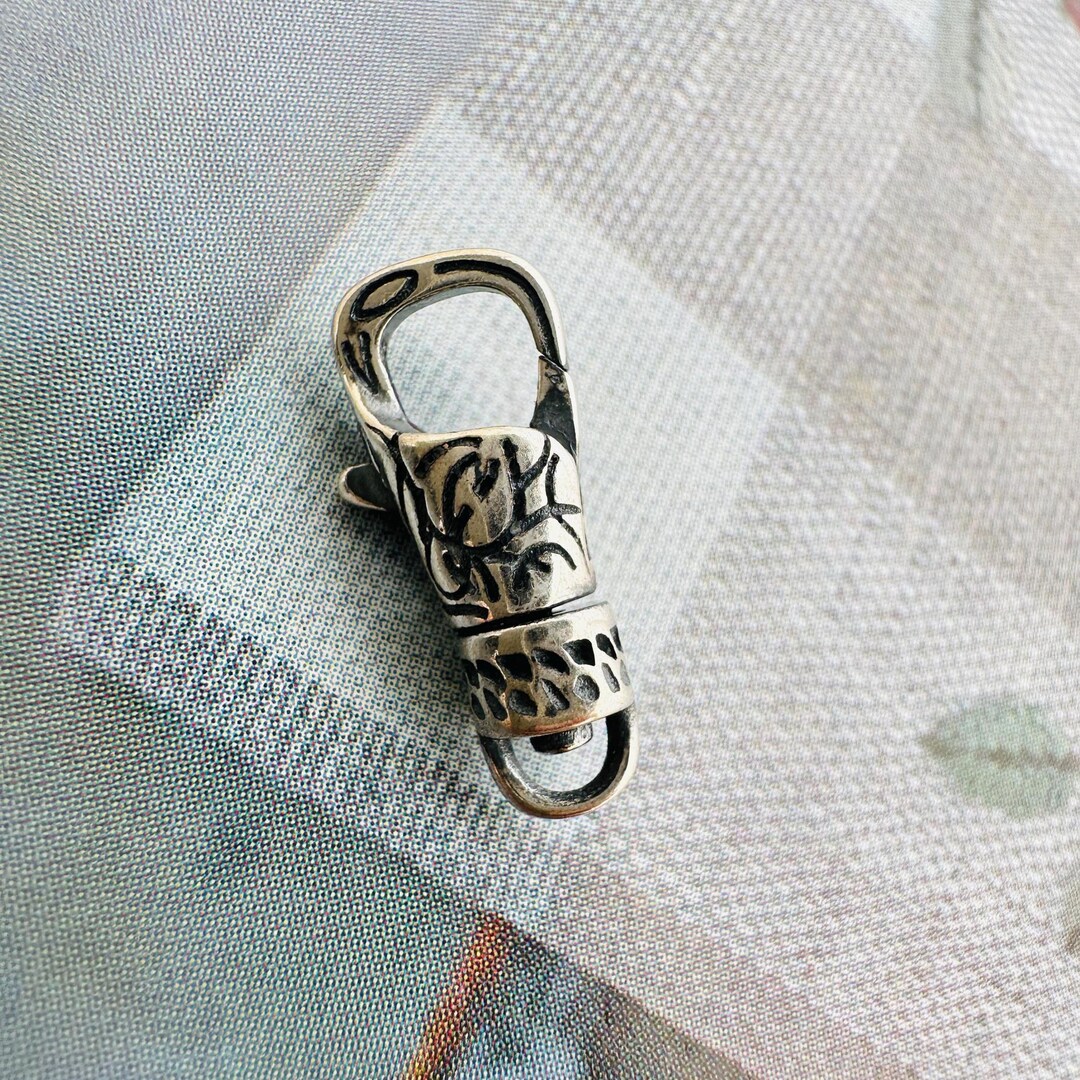 Sterling Silver Spring Clasp, 15x5mm - Etsy