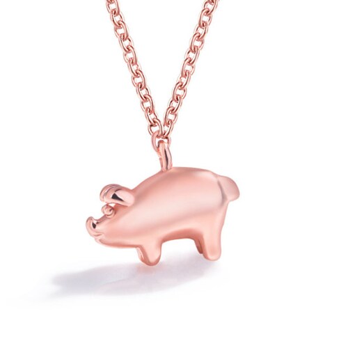 Gold Flying Pig Necklace Antique Gold Pewter Flying Pig - Etsy