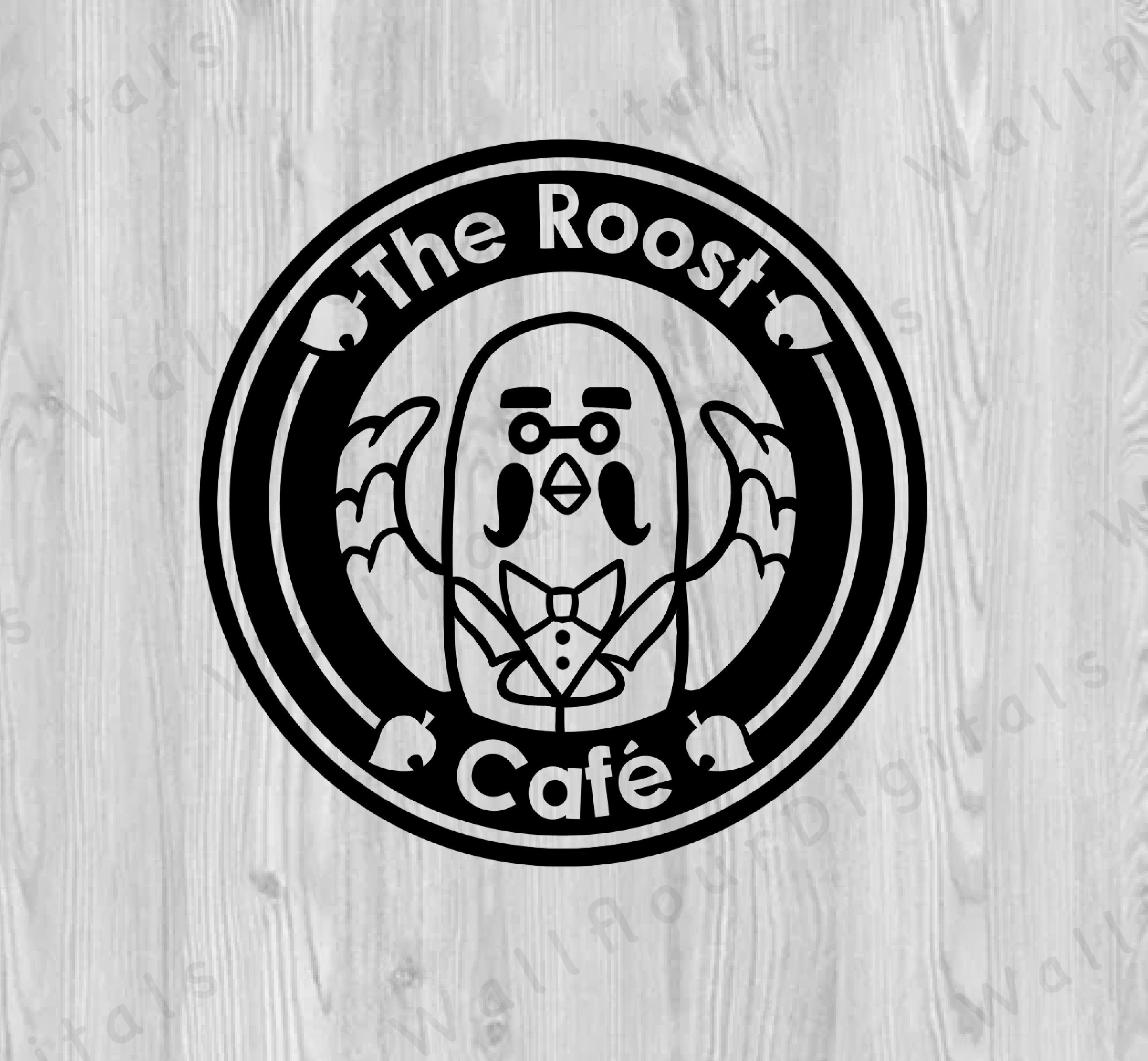 The Roost Cafe SVG, Animal Crossing SVG, Animal Crossing Digital ...