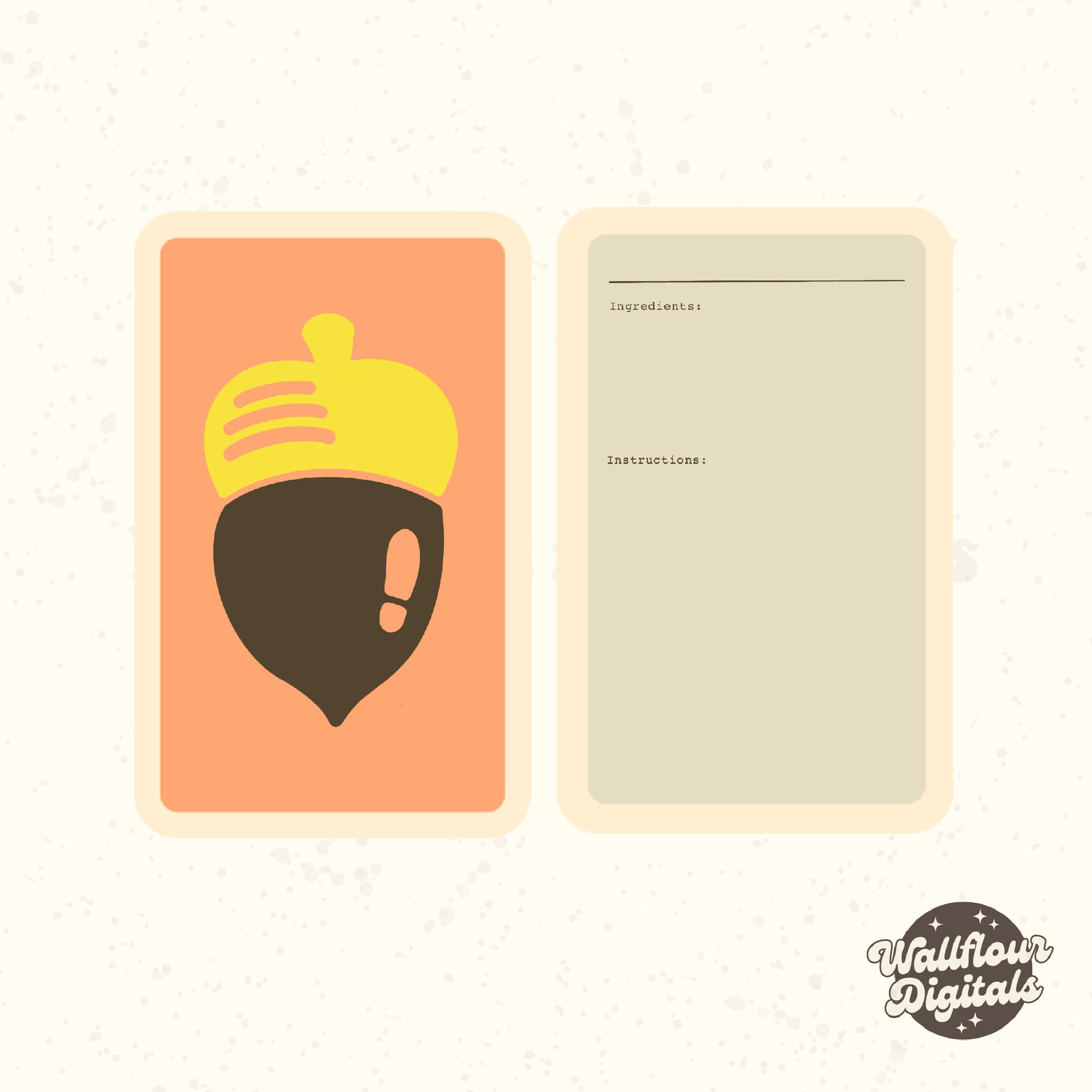 Animal Crossing DIY Recipe Card SVG, Animal Crossing SVG, Acnh Digital ...