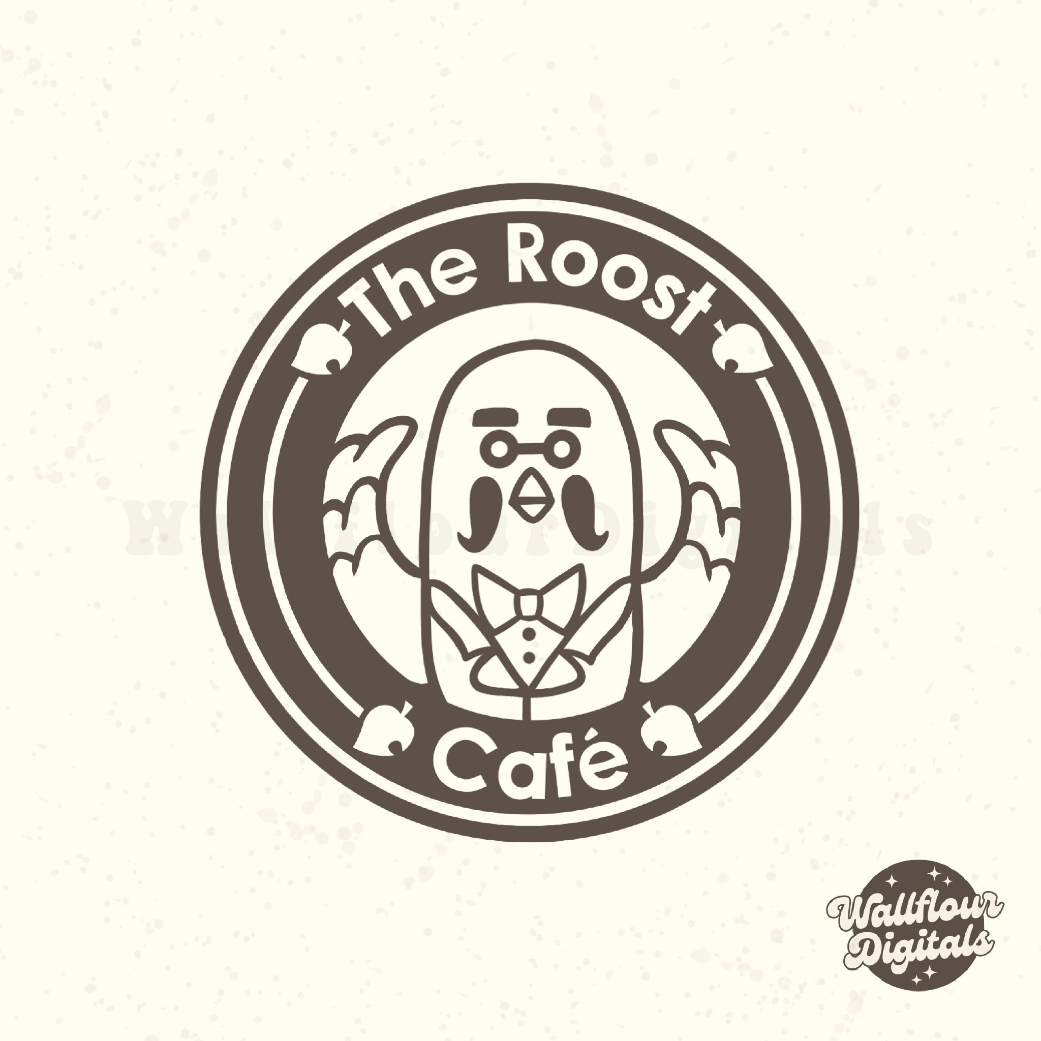 The Roost Cafe SVG, Animal Crossing SVG, Animal Crossing Digital ...