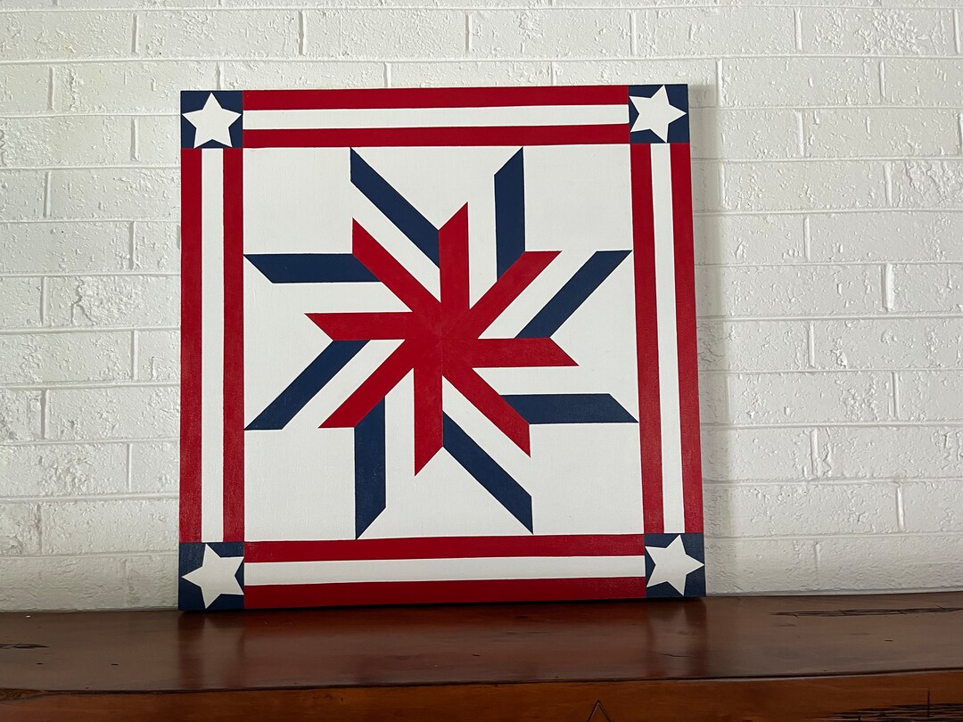 Barn Quilt Hand-painted 2'x2' - Etsy