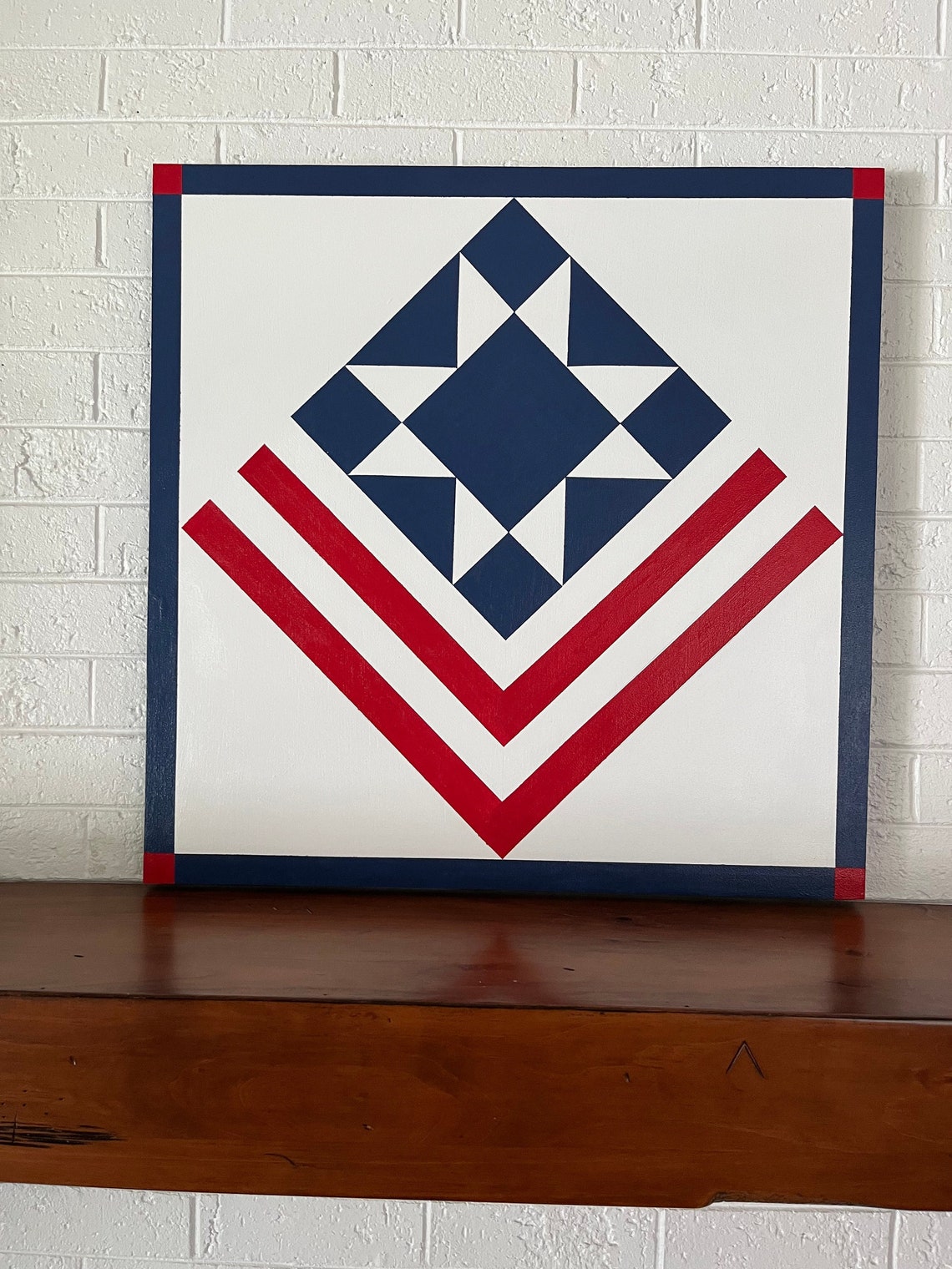 Barn Quilt Hand-painted 2'x2' - Etsy