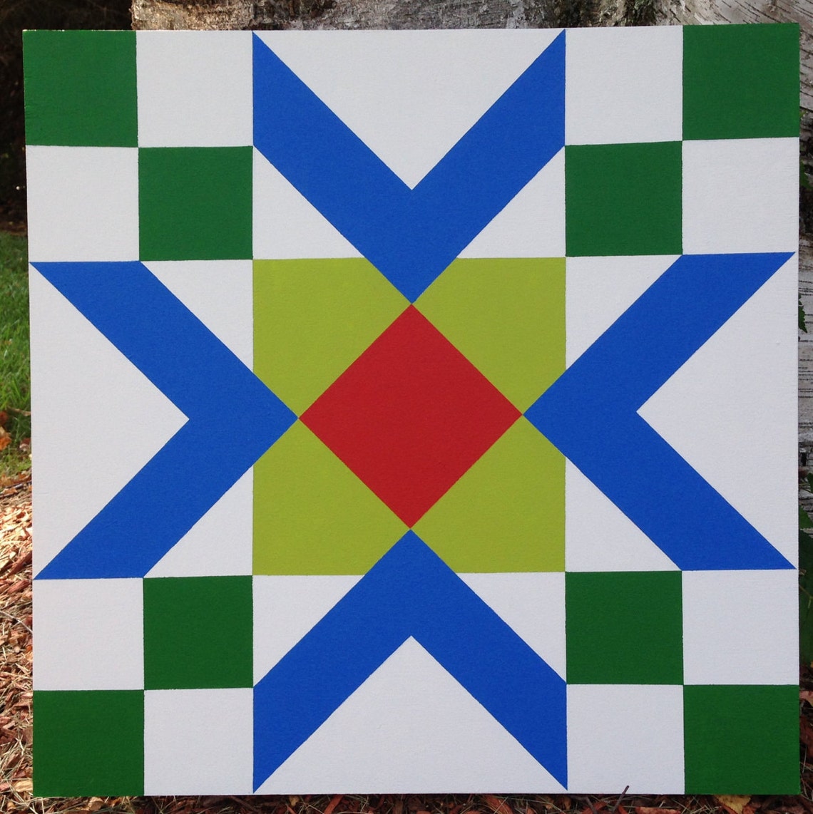 Barn Quilt Hand-painted 2'x2' - Etsy