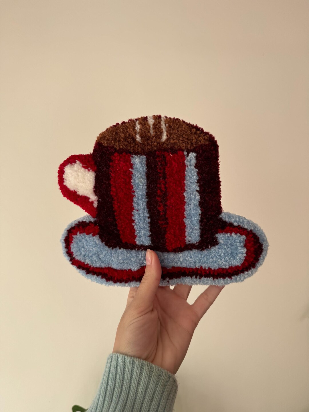 Coffee Cup Hot Beverage Tufted Rug Decor - Etsy