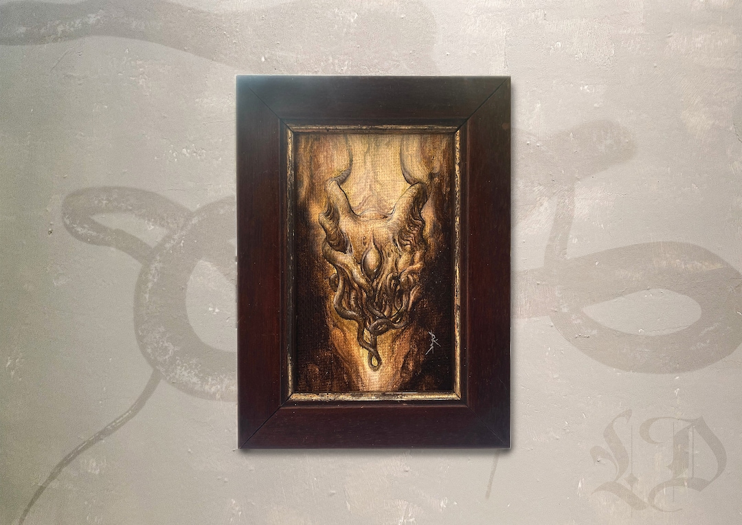 Deep Sleep - Oil Painting - Dark Art, Cthulhu, Monster Creature, Demon ...