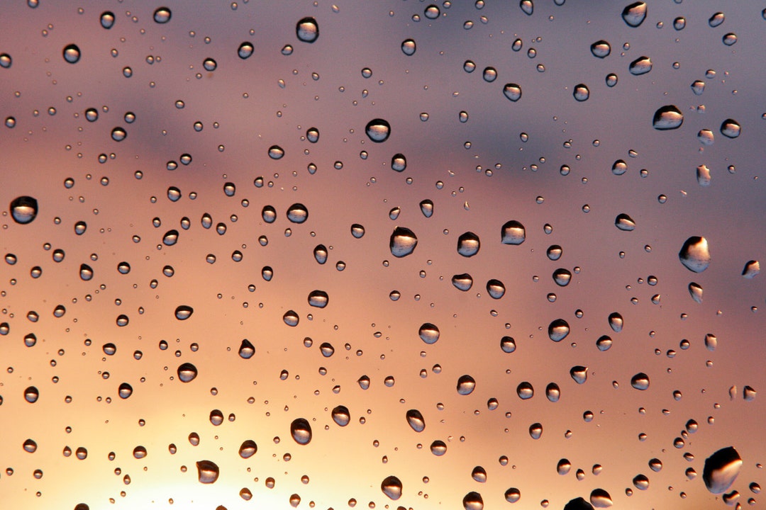 Abstract Wall Art, Abstract Print, Abstract Photography - Rain Drops ...