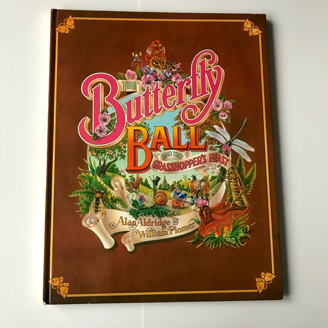 Vintage Butterfly Ball and the Grasshopper’s Feast by Alan Aldridge. - Etsy