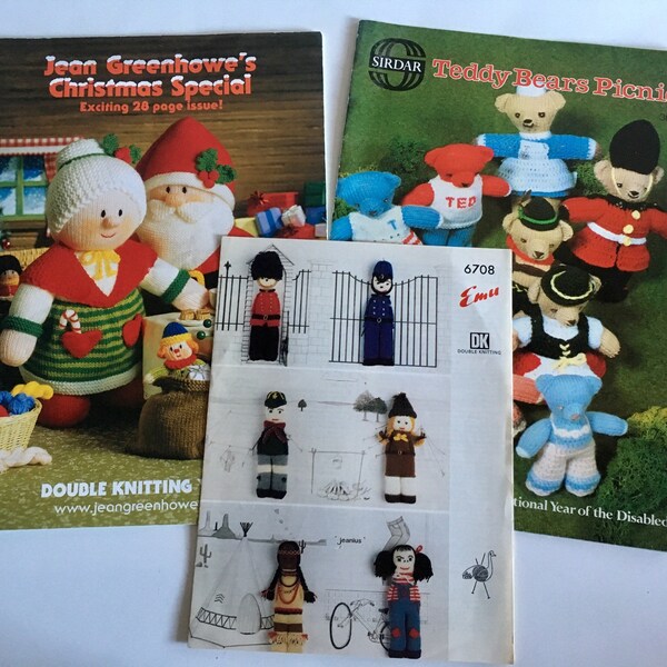 Knitted Toy Patterns - Etsy UK
