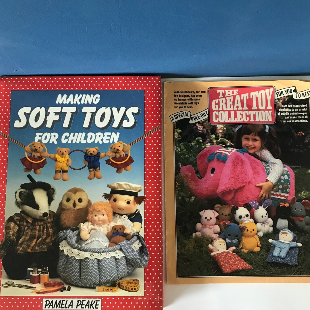 Vintage Soft Toy Sewing Pattern Books. - Etsy UK