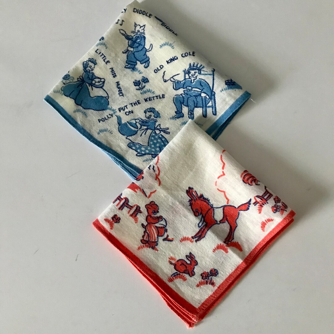 Vintage Children's Cotton Hankies. - Etsy UK