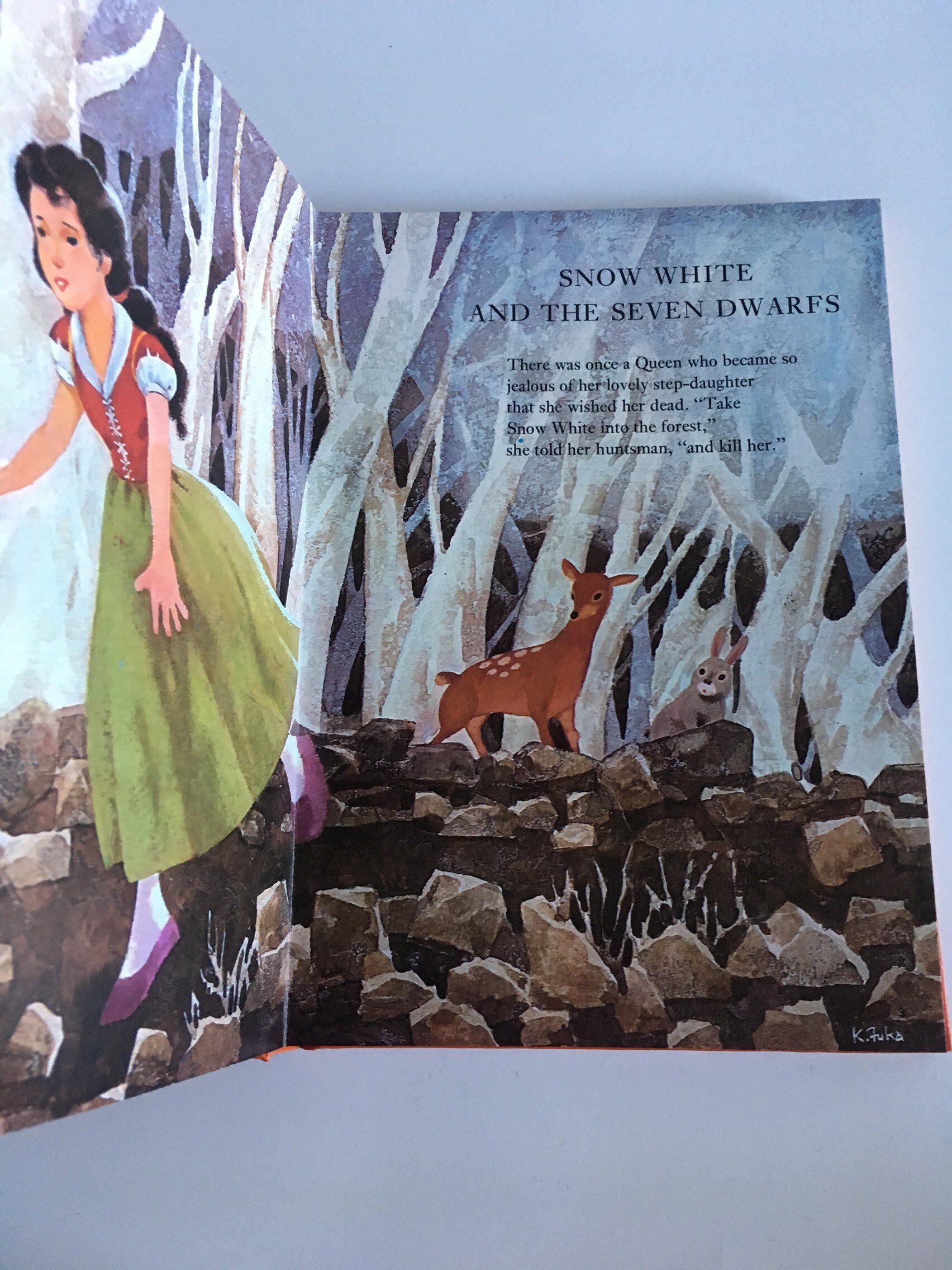Vintage Snow White picture book and other stories illustrated | Etsy