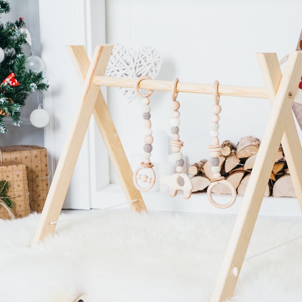Wooden Baby Gym - Etsy