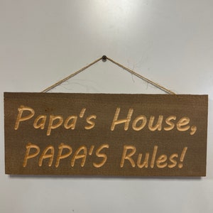 Papa's House - Etsy