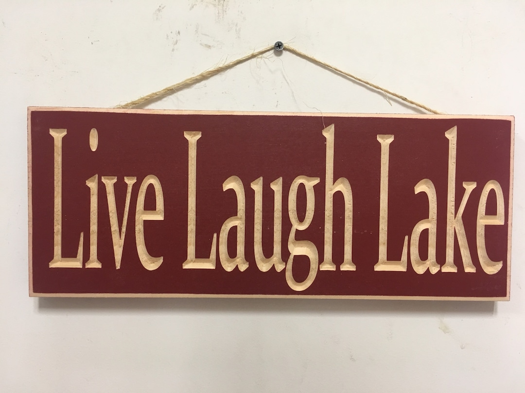 Live Laugh Lake - Etsy