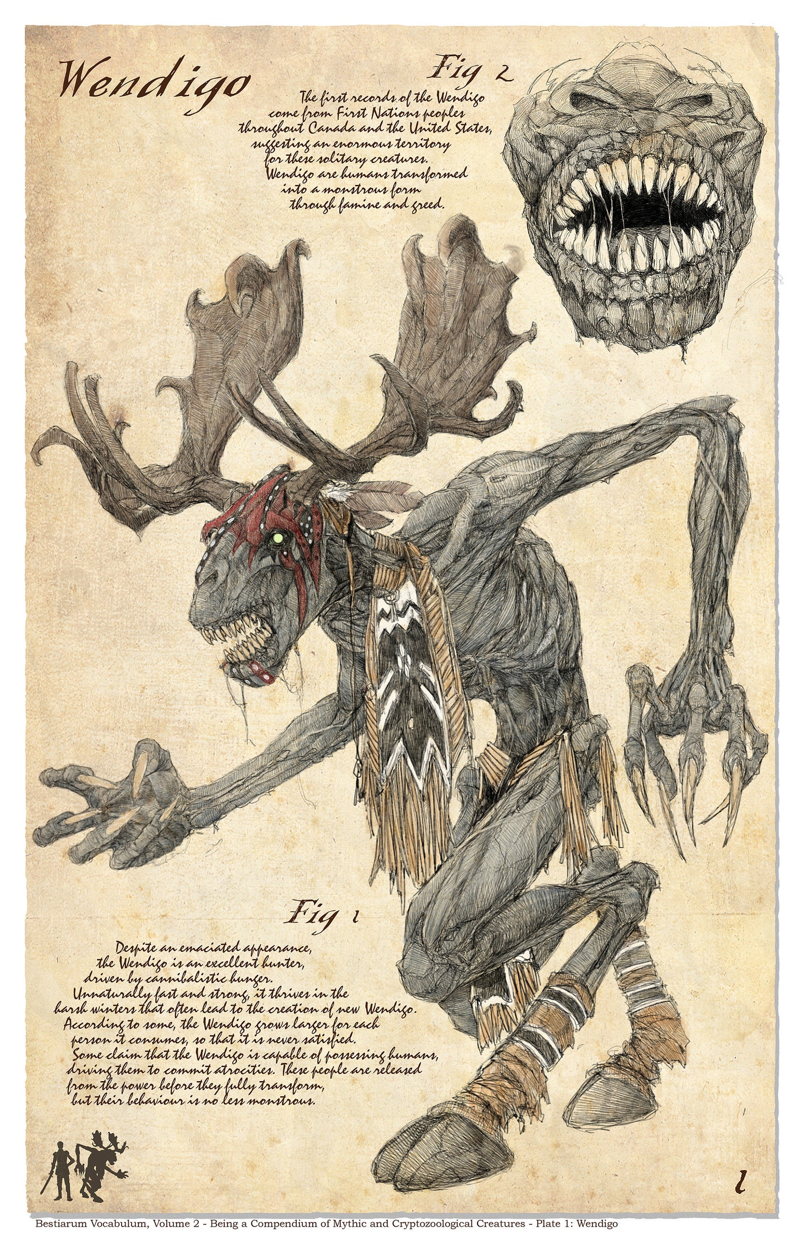 Plate 9: Wendigo - Etsy