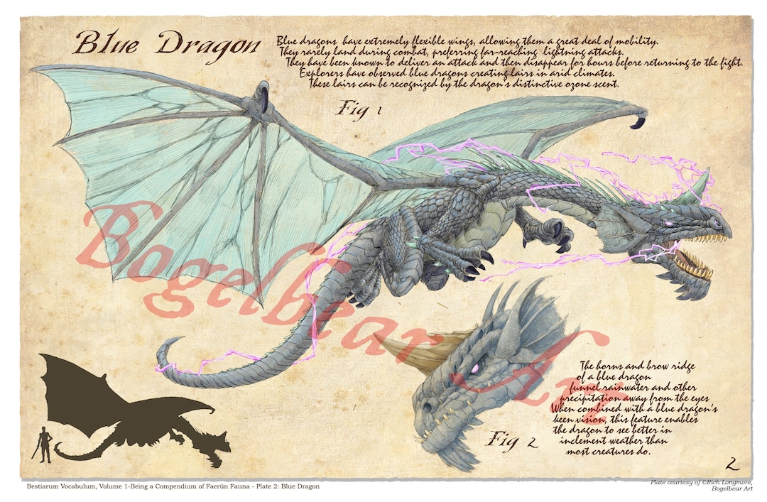 D&D Blue Dragon — Bestiarum Vocabulum, Volume 1–being a Compendium of ...