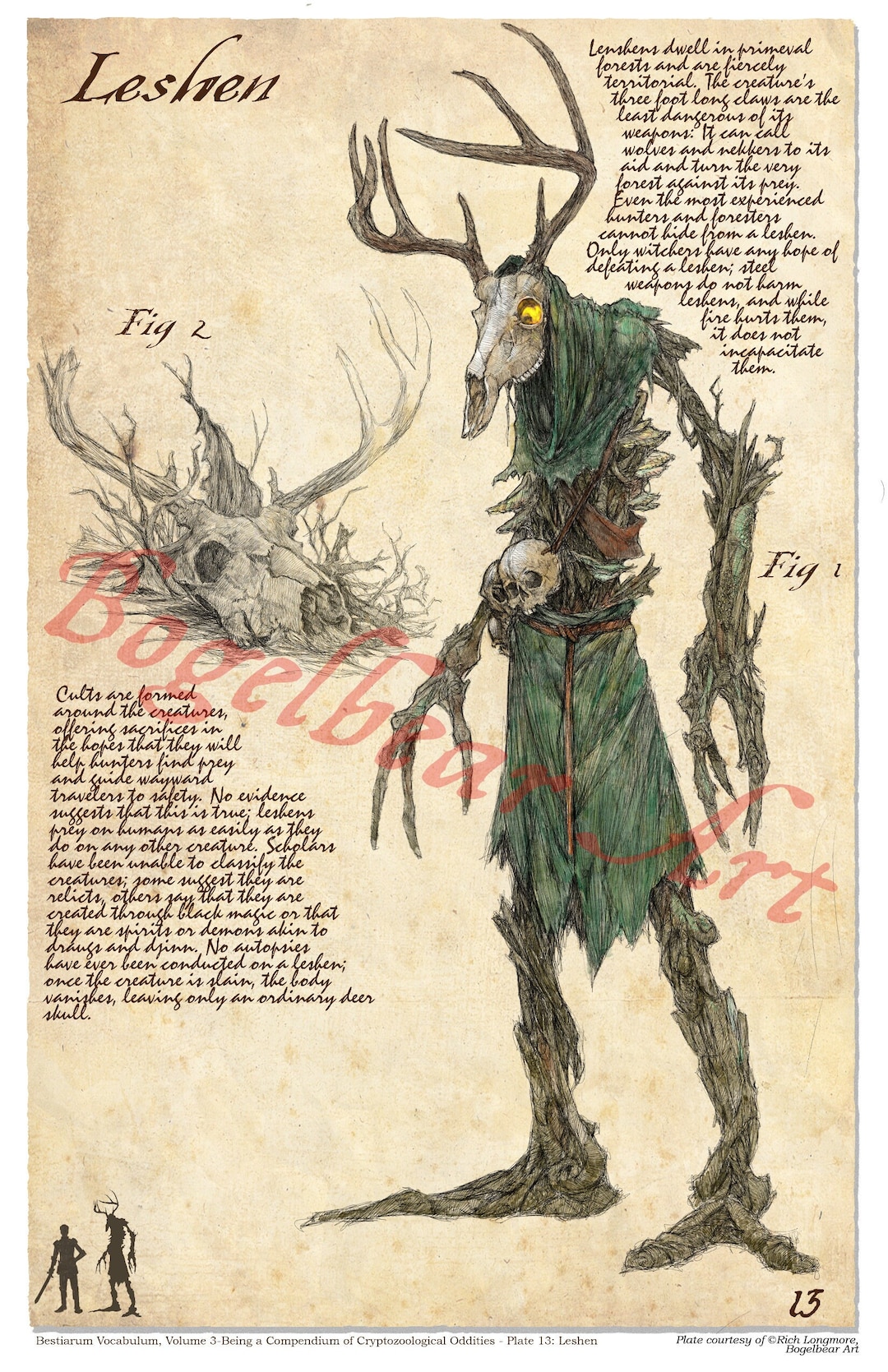 Leshen Naturalist Inspired Poster - Etsy