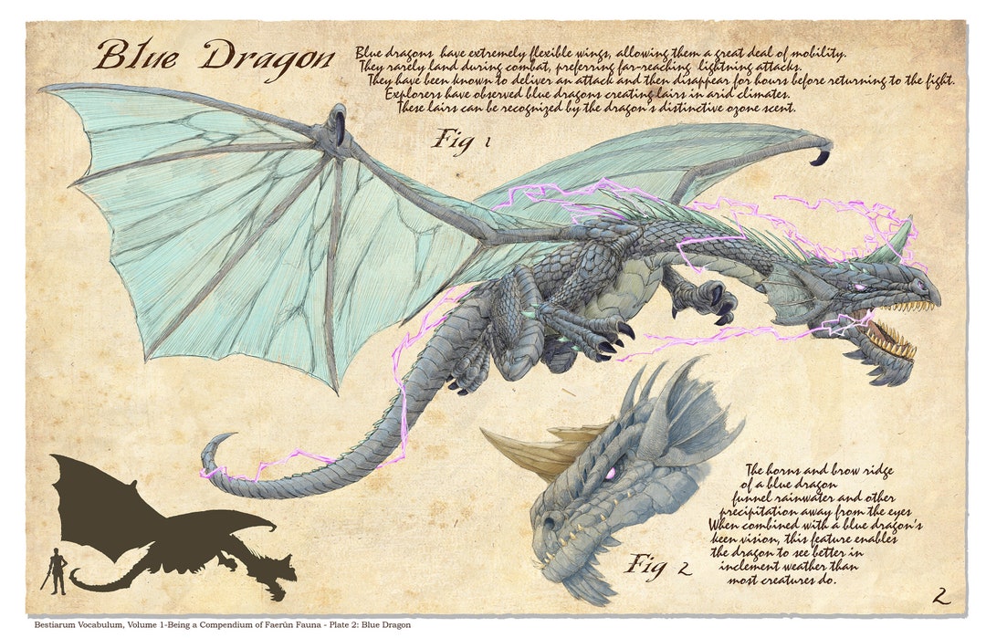 D&D Blue Dragon Bestiarum Vocabulum, Volume 1being a Compendium of ...