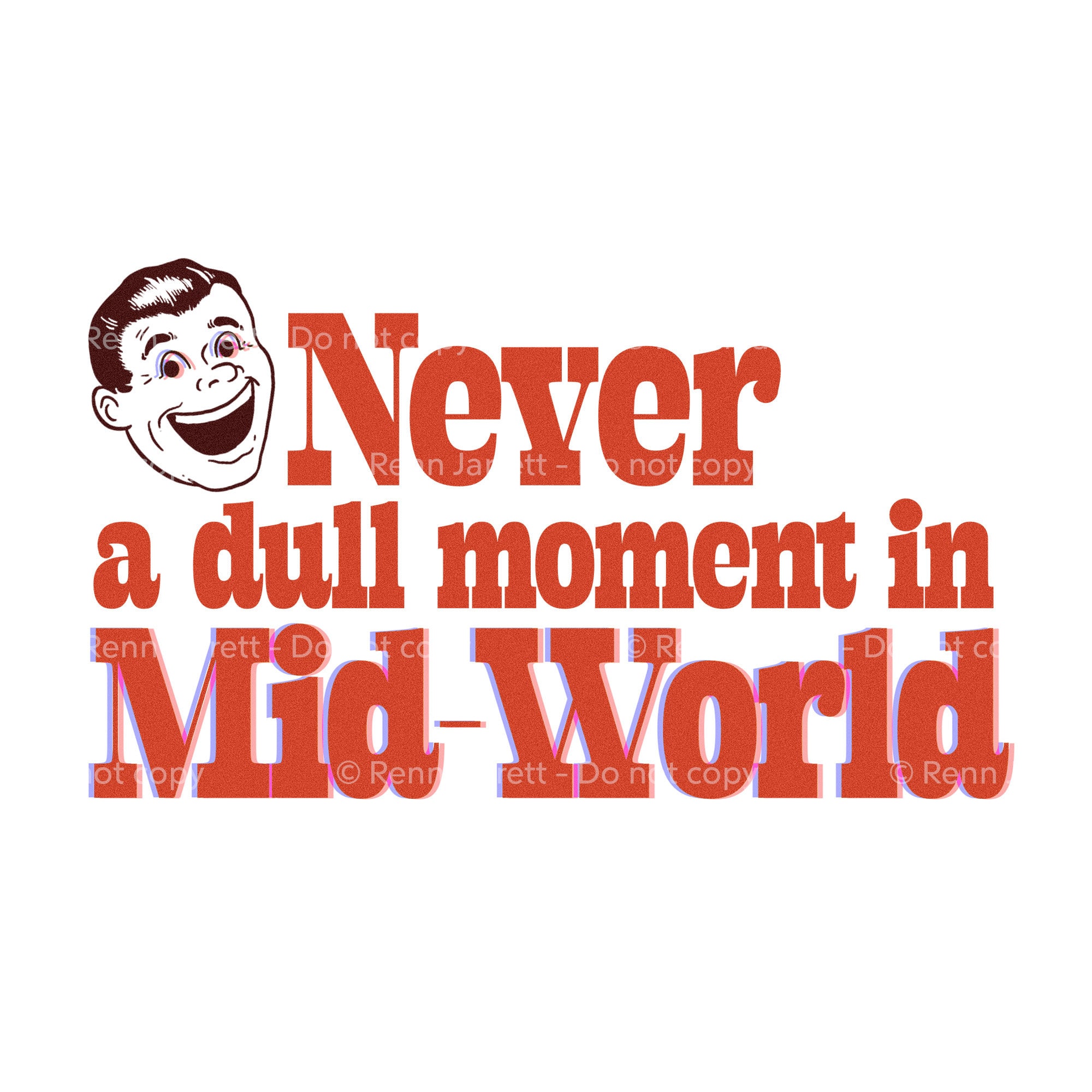 Never a Dull Moment in Mid-world | Unisex T-shirt | Dark Tower Shirt - Etsy