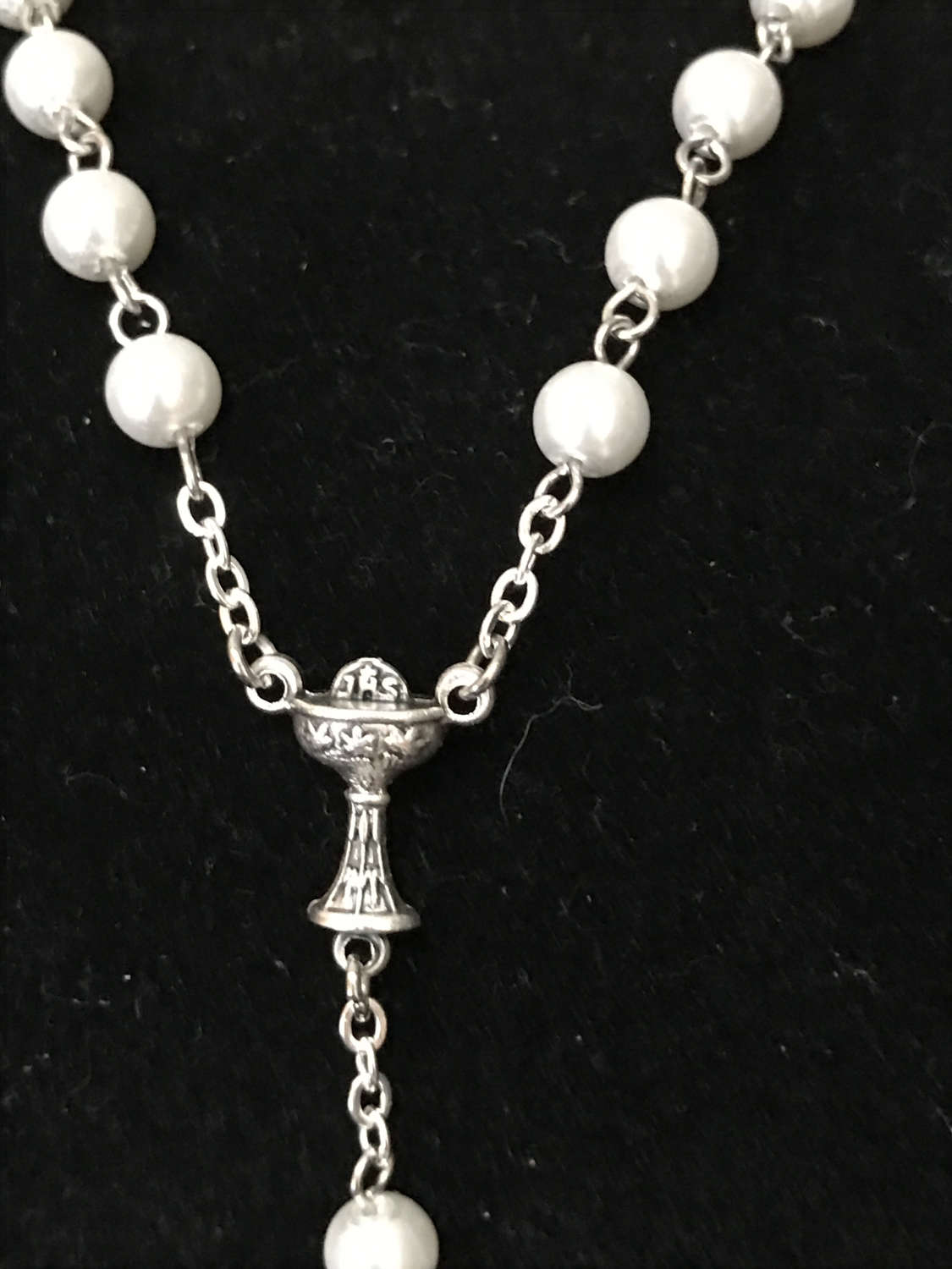 First Communion Rosary Beads - Etsy