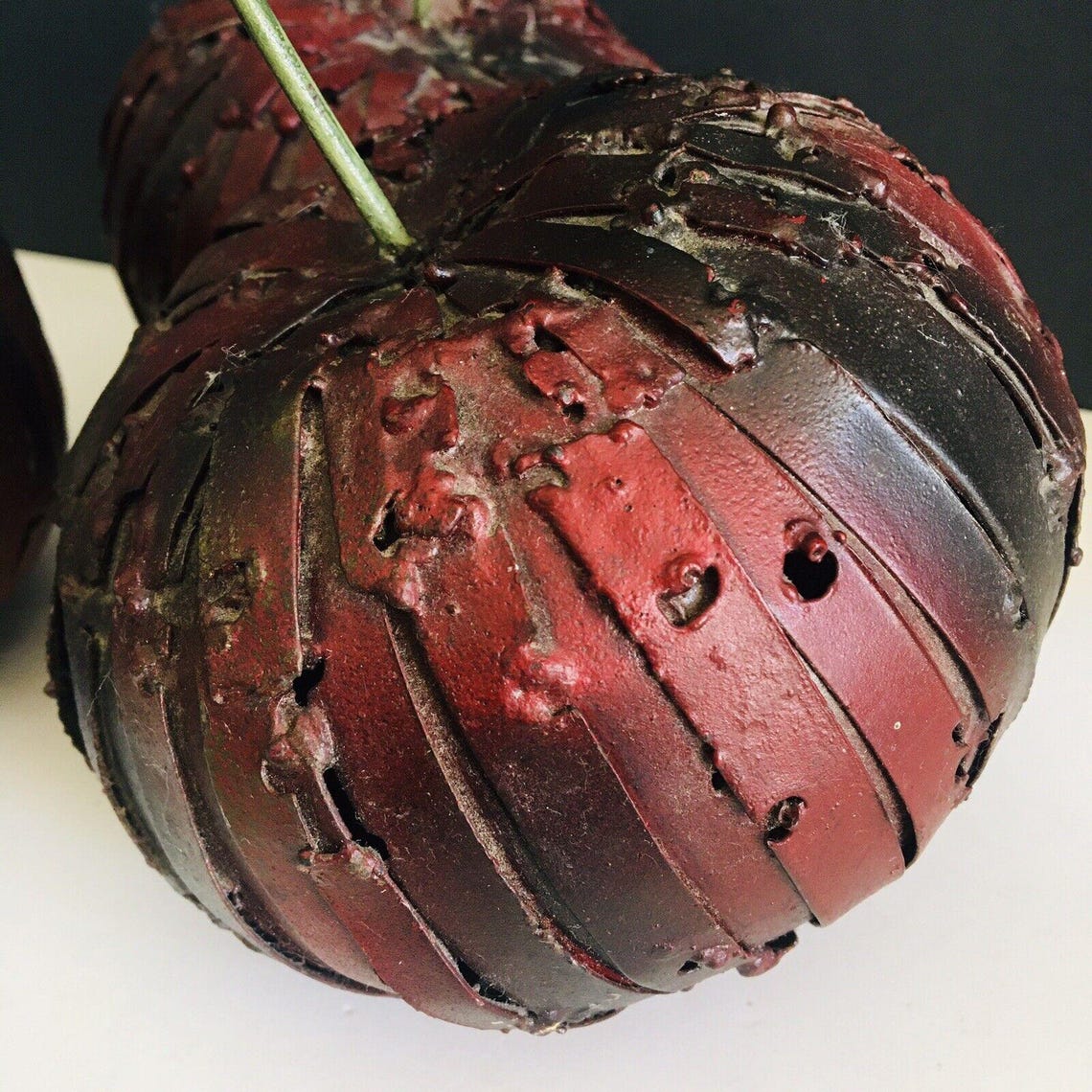 Metal Cherries on Stem Metal Sculpture Large - Etsy