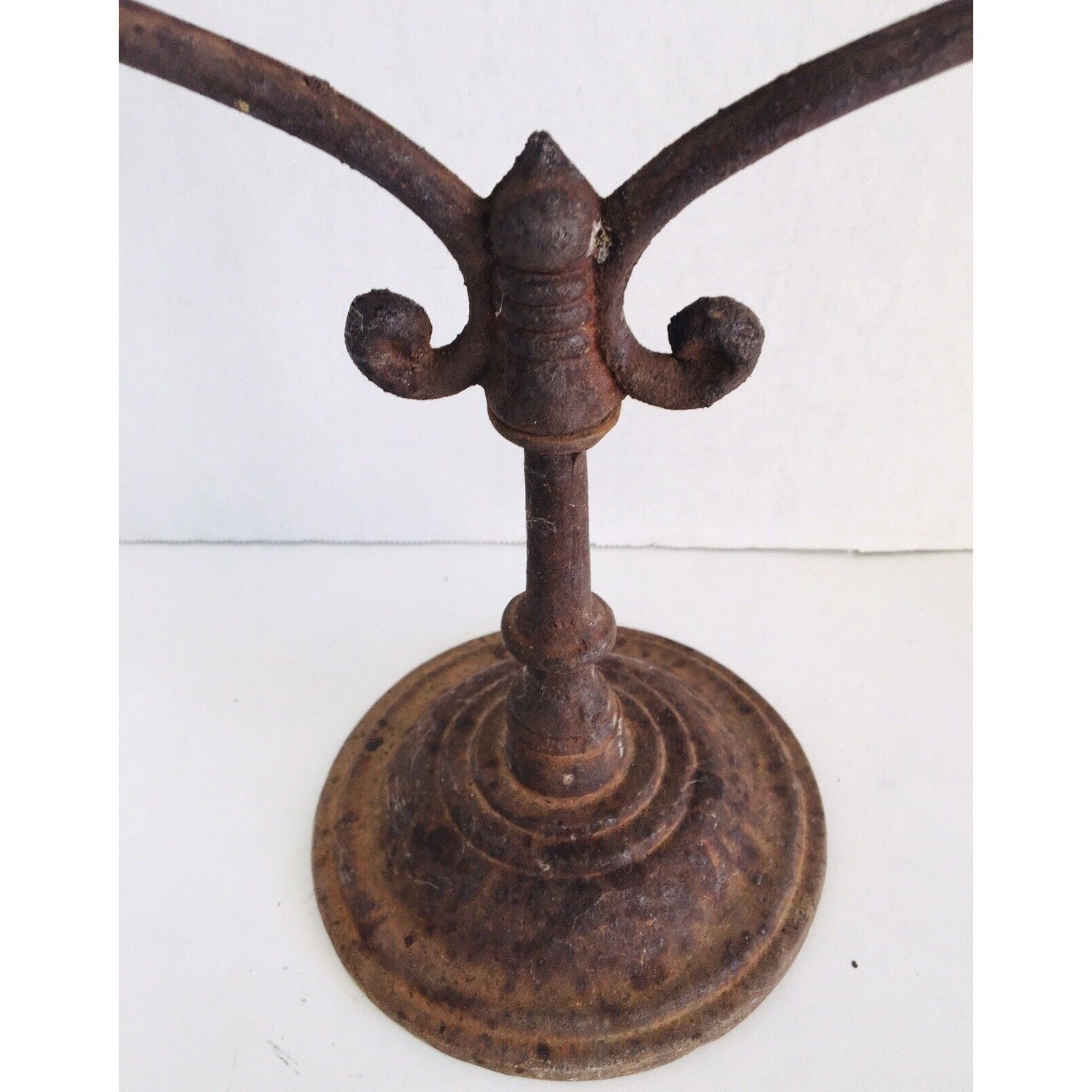 Vintage Cast Iron Table Top Dinner Bell Bird Full Rust - Etsy