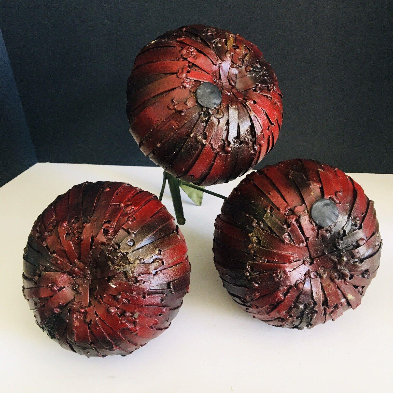 Metal Cherries on Stem Metal Sculpture Large - Etsy