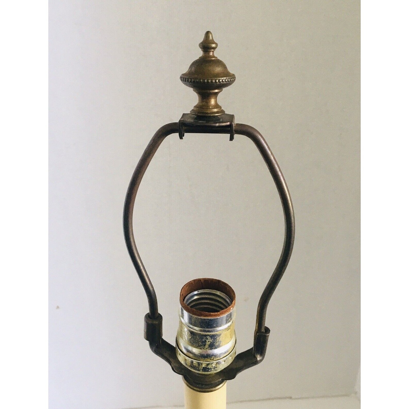 Vintage Frederick Cooper Brass Candlestick Lamp With Bell No Shade - Etsy
