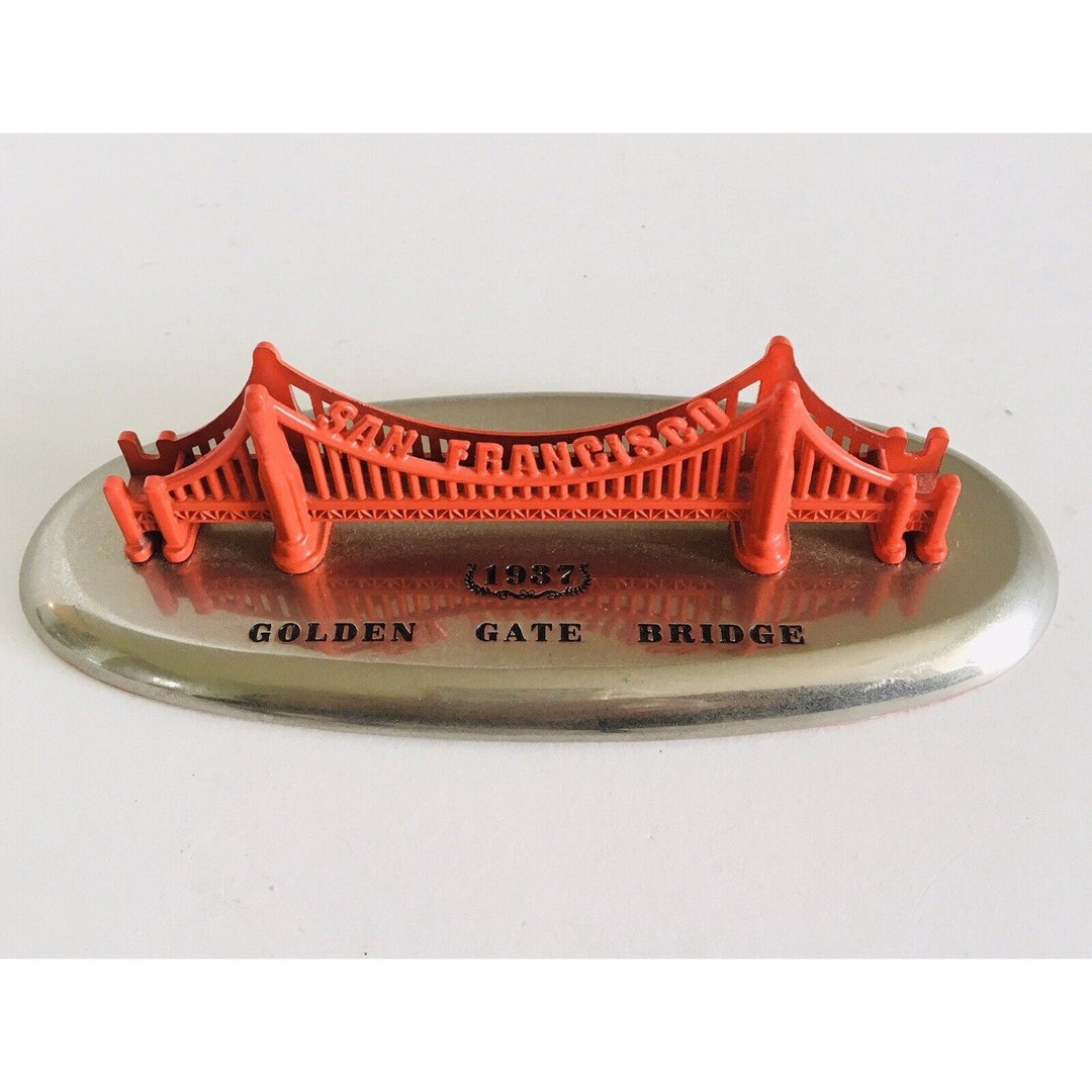 Golden Gate Bridge Monumental Red Metal San Francisco Bridge Souvenir ...