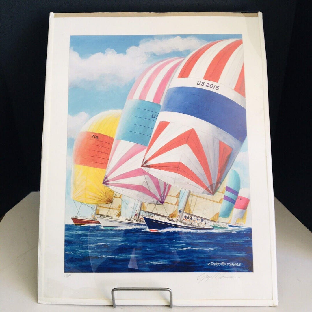 Gary Miltimore Artist Proof Lithograph Signed 20.5"x16" Vibrant Colors ...