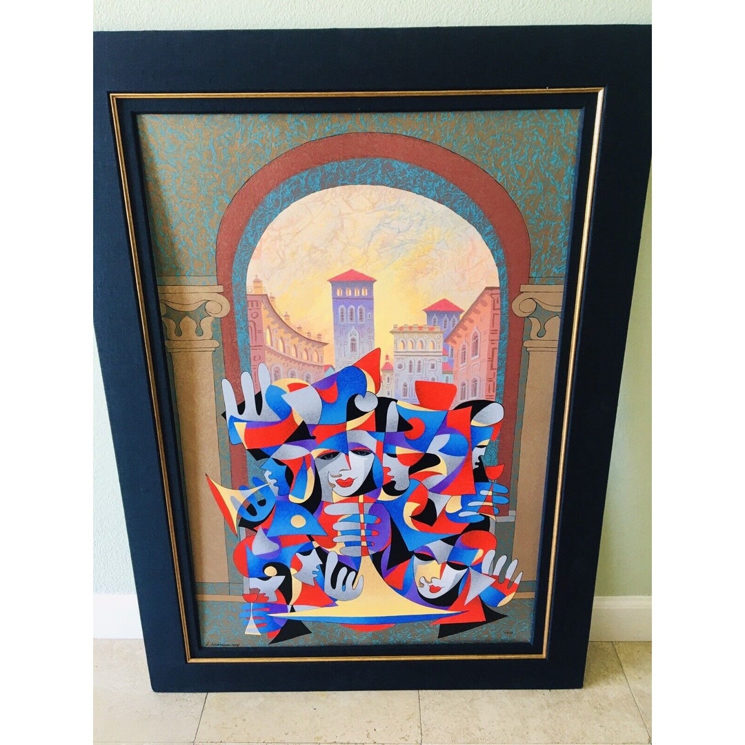Anatole Krasnyansky Serigraph on Wove Paper Signed & Numbered 229/450 ...