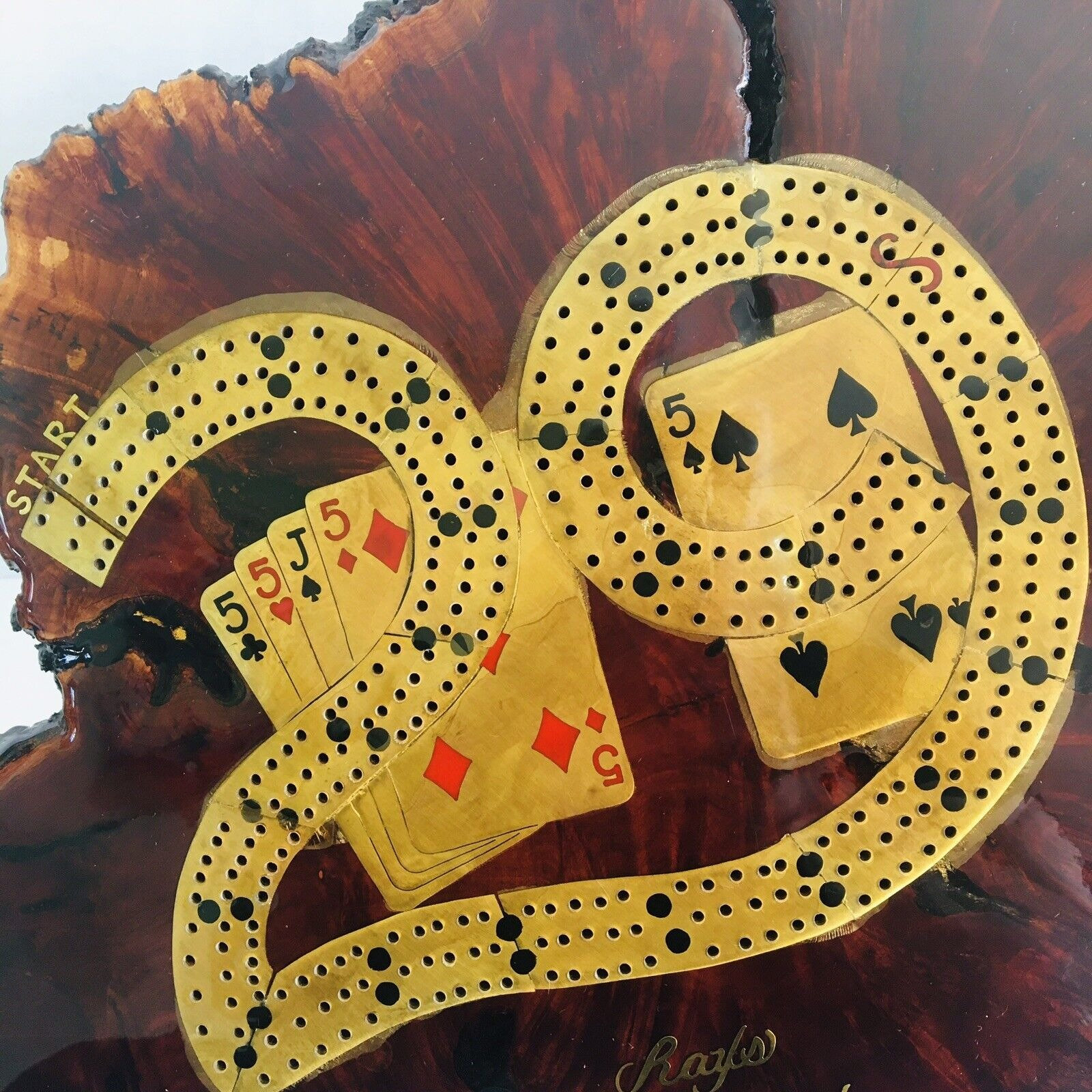 Vintage 29 Scribbage Game Board Custom Made - Etsy