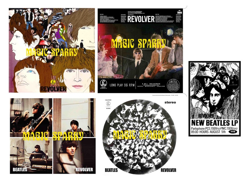 Beatles Ultra Rare Revolver Memorabilia Set Alternate COLOR COLOUR ...