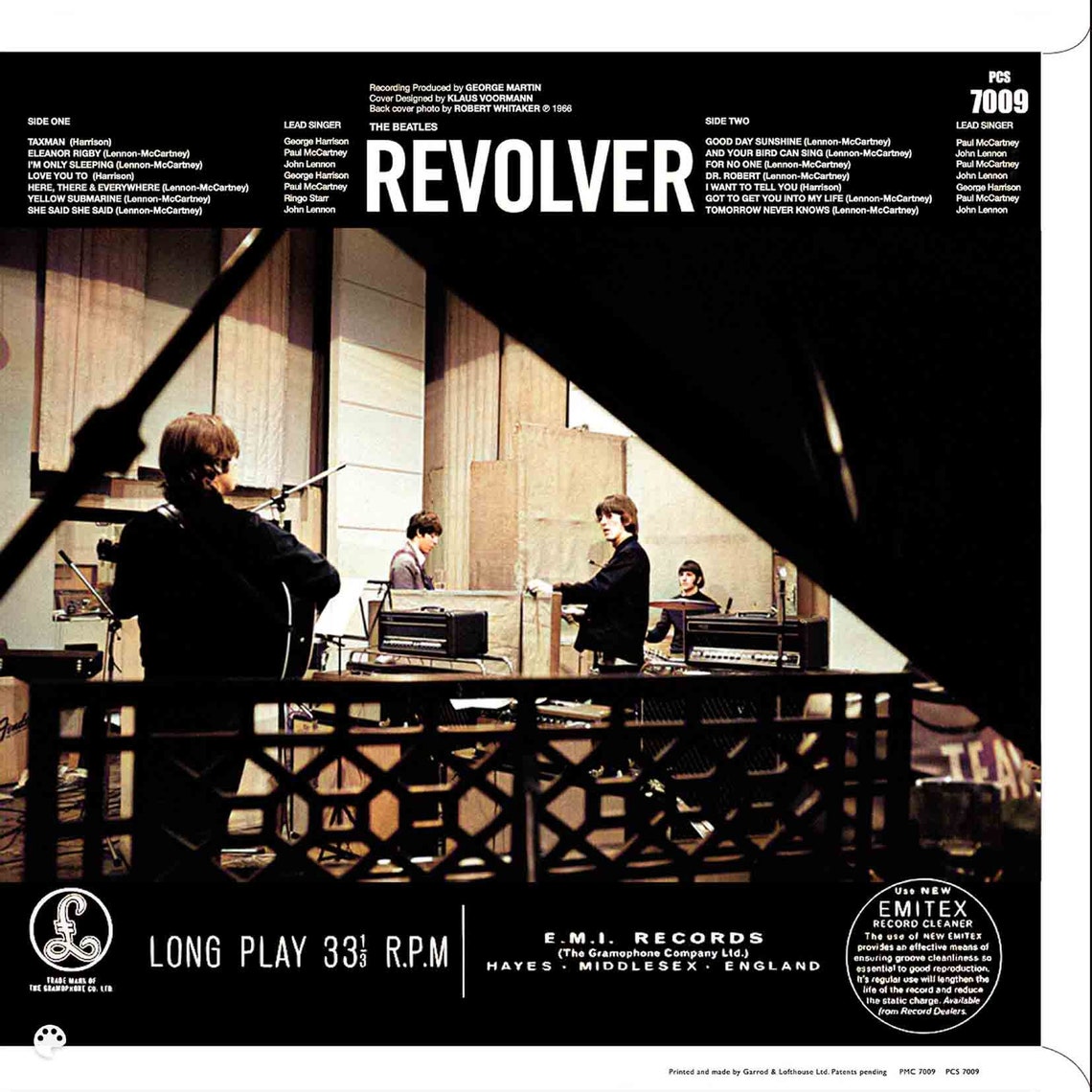 Beatles Ultra Rare Alternate Revolver 1966 Color Cover LP Vinyl Album ...