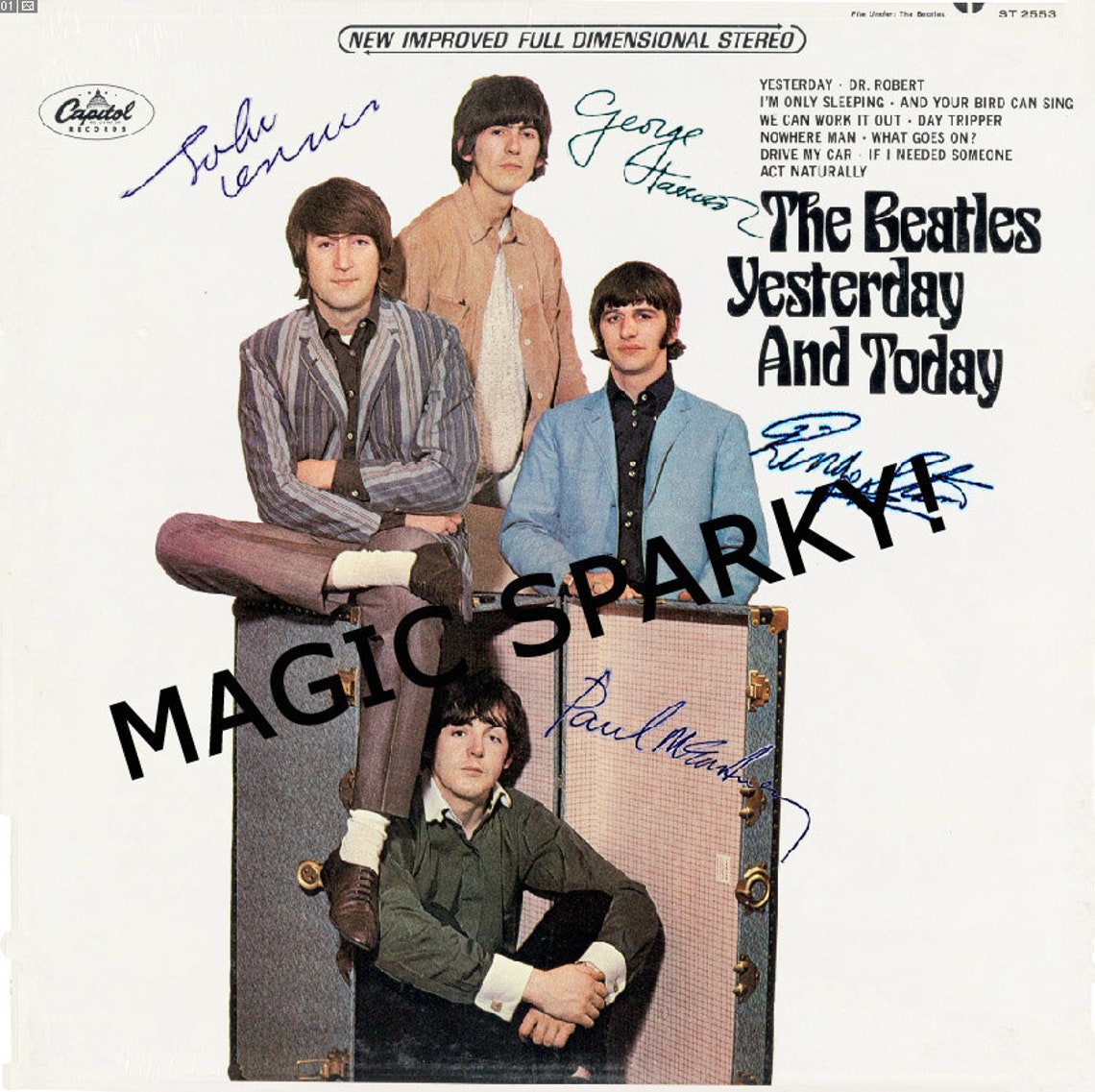 Beatles Butcher Cover Memorabilia Set 11 Items! Clear Lennon Butcher ...