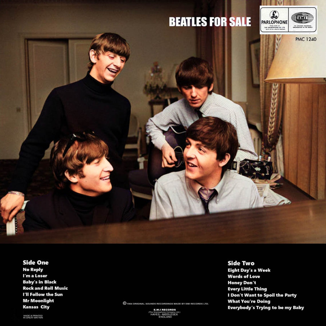 Beatles for Sale Ultra Rare Alternate Color Cover LP Vinyl Album Lennon ...