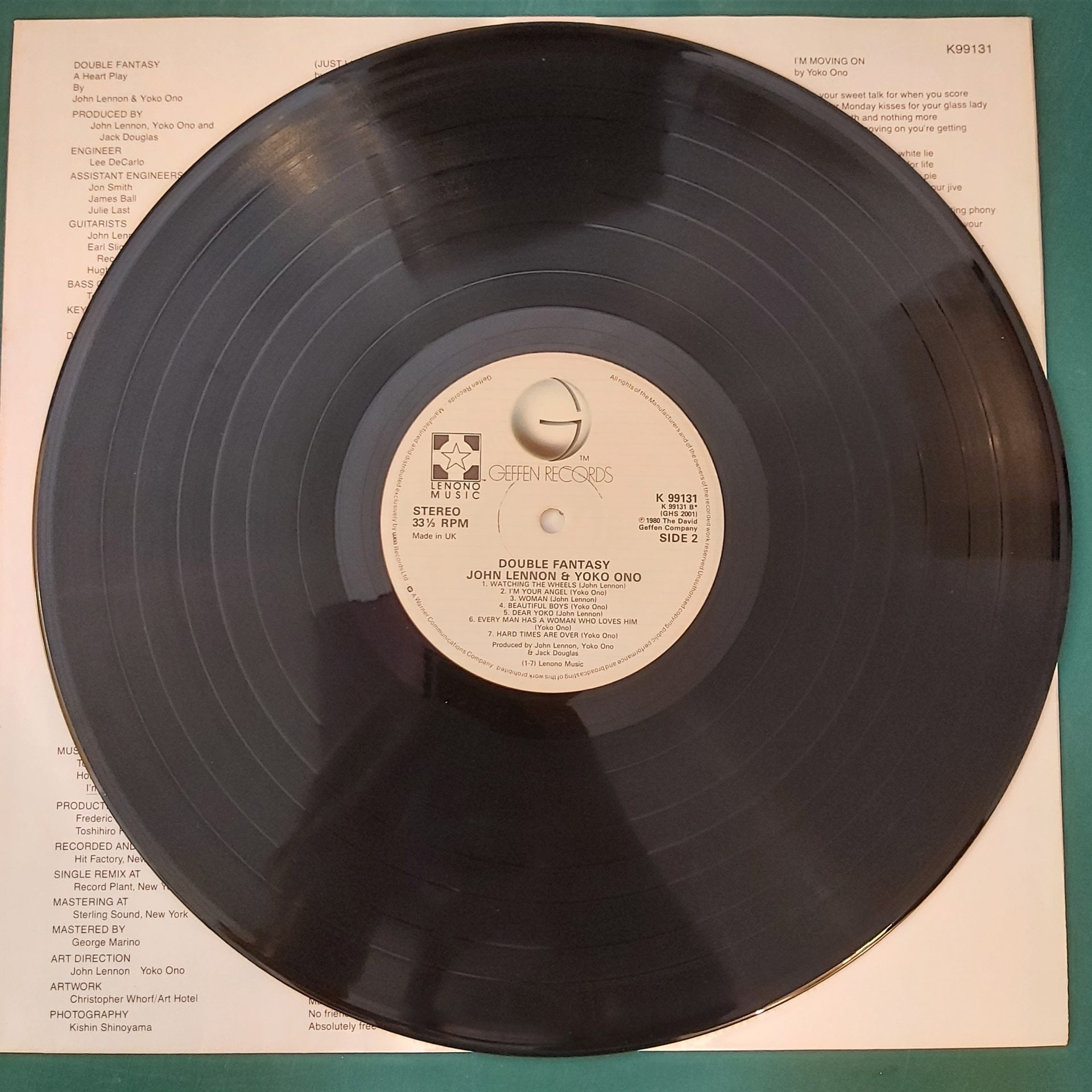 John Lennon Beatles Rare Signed Double Fantasy LP Vinyl Album 1980 - Etsy