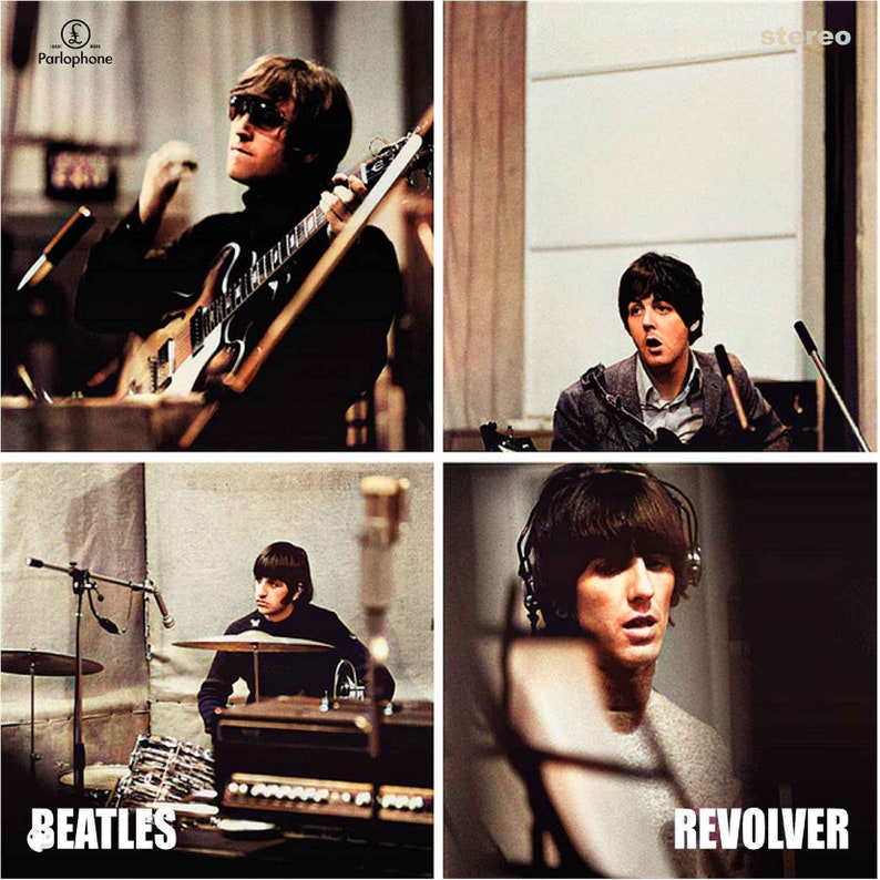 Beatles Ultra Rare Alternate Revolver 1966 Color Cover LP Vinyl Album ...