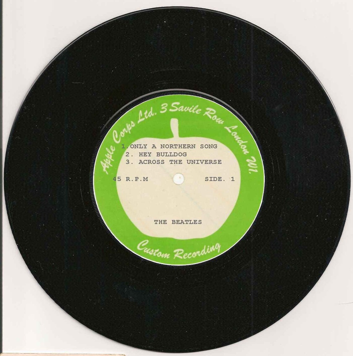 BEATLES RARE Unreleased Yellow Submarine Acetate EP Mock up 45 Vinyl ...