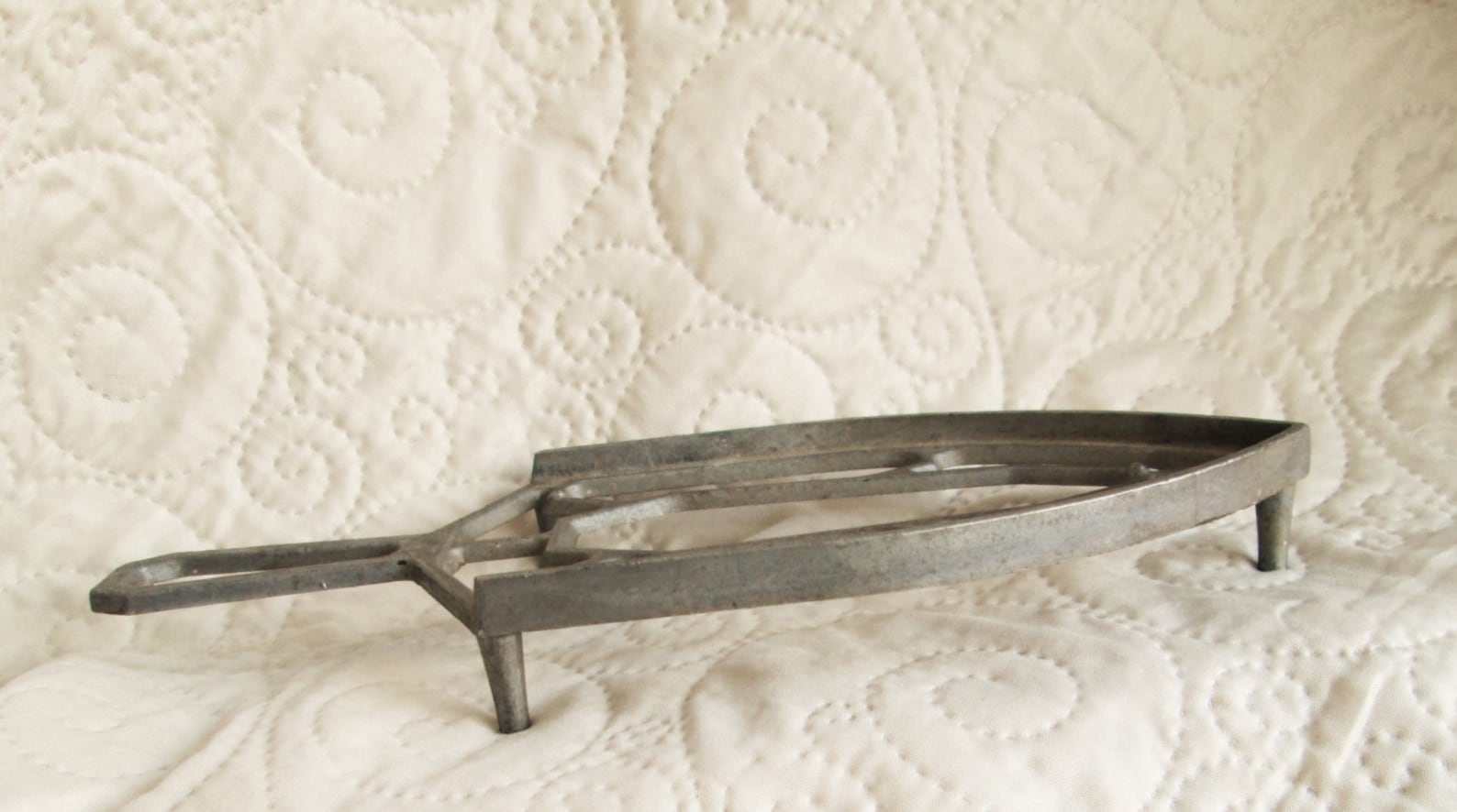 VINTAGE FRENCH TRIVET, Trivets, French Vintage, Metal Trivets, Iron ...