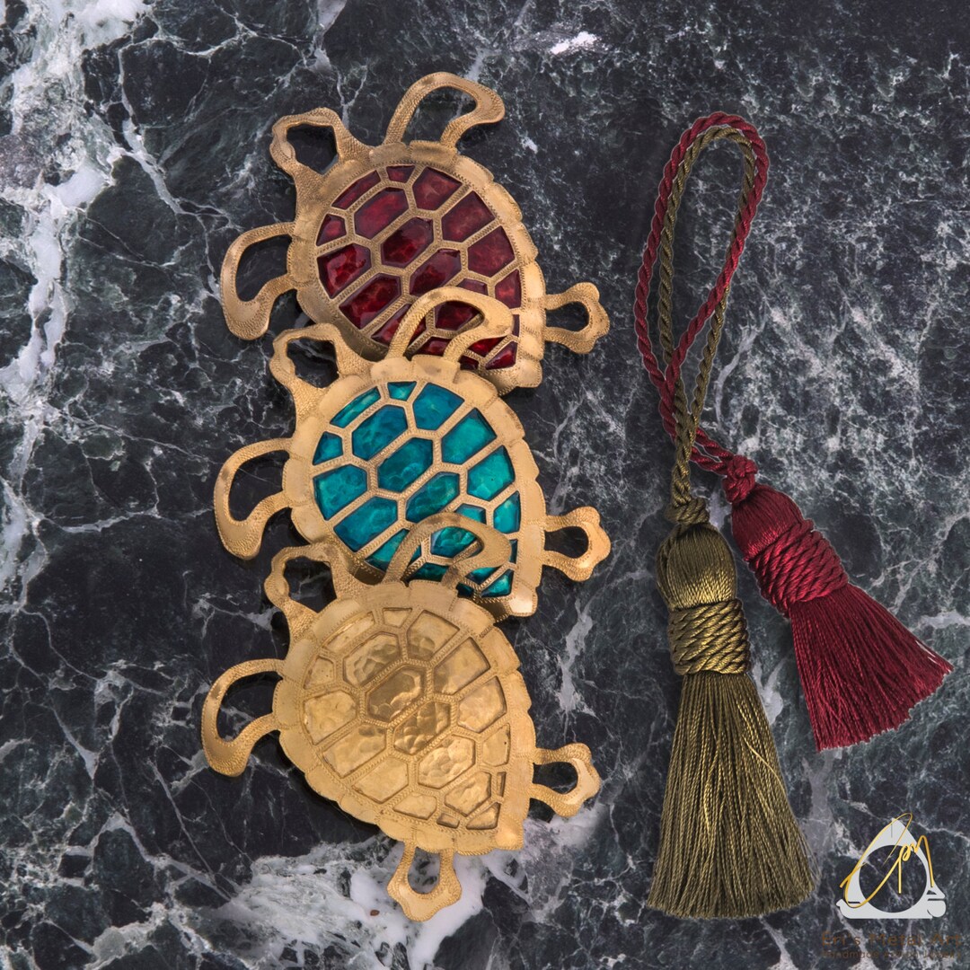 Housewarming Gift, Turtle Ornament, Handmade Bronze Sea Turtle, Good ...