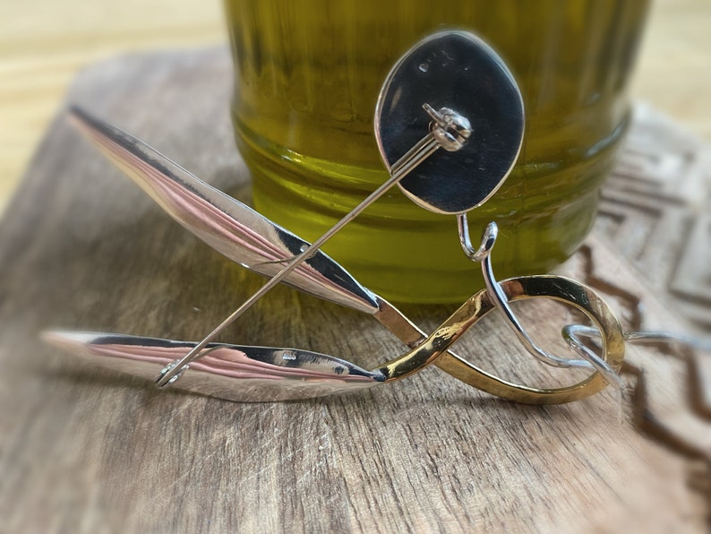 Handmade Olive Branch, Olive Branch Brooch, Custom Made Jewelry, for ...