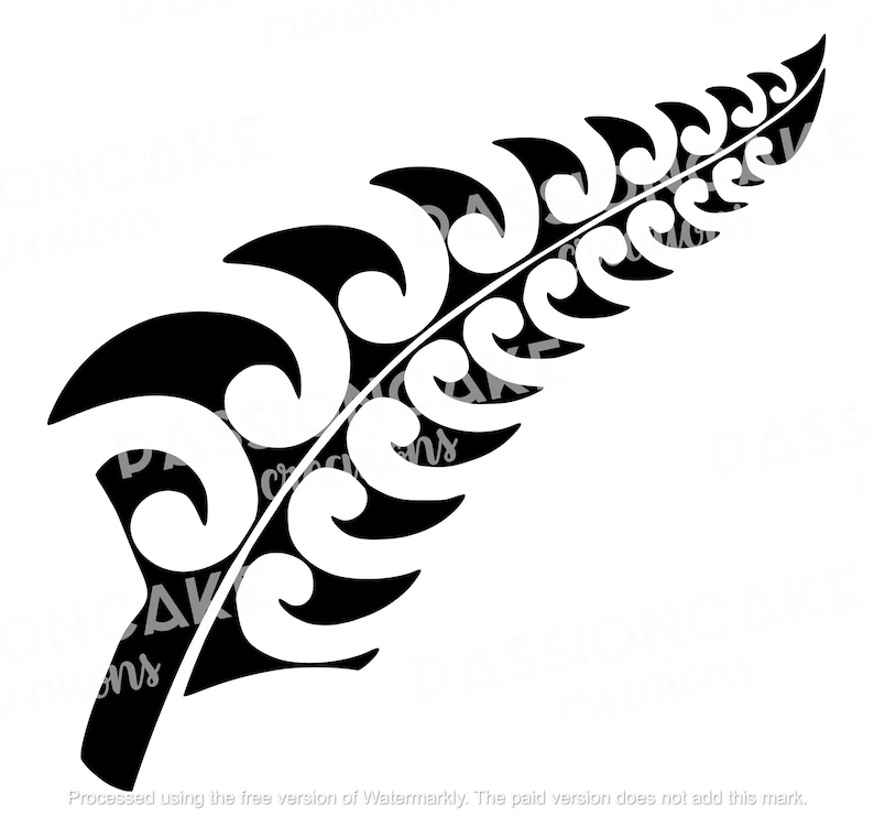 Koru Fern SVG PNG: Aotearoa New Zealand Design (digital Download ...