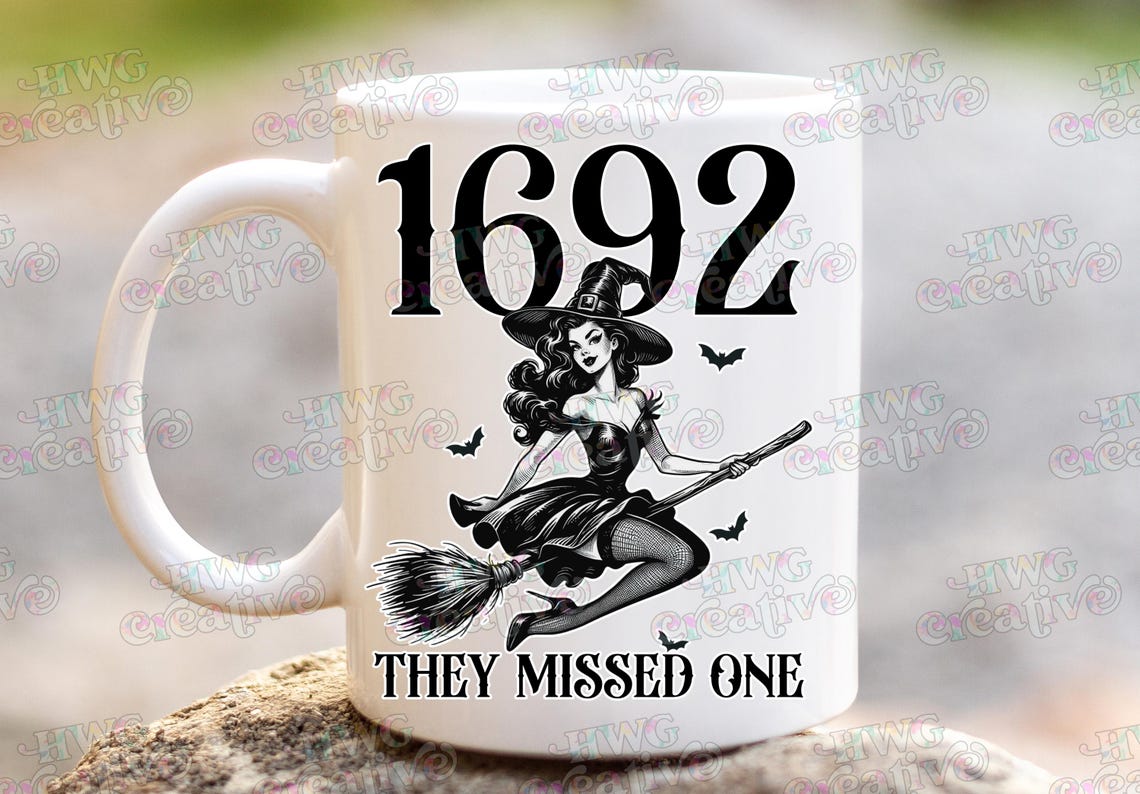 1692 Witch SVG PNG: Salem Spooky Cut File (digital Download) - Etsy