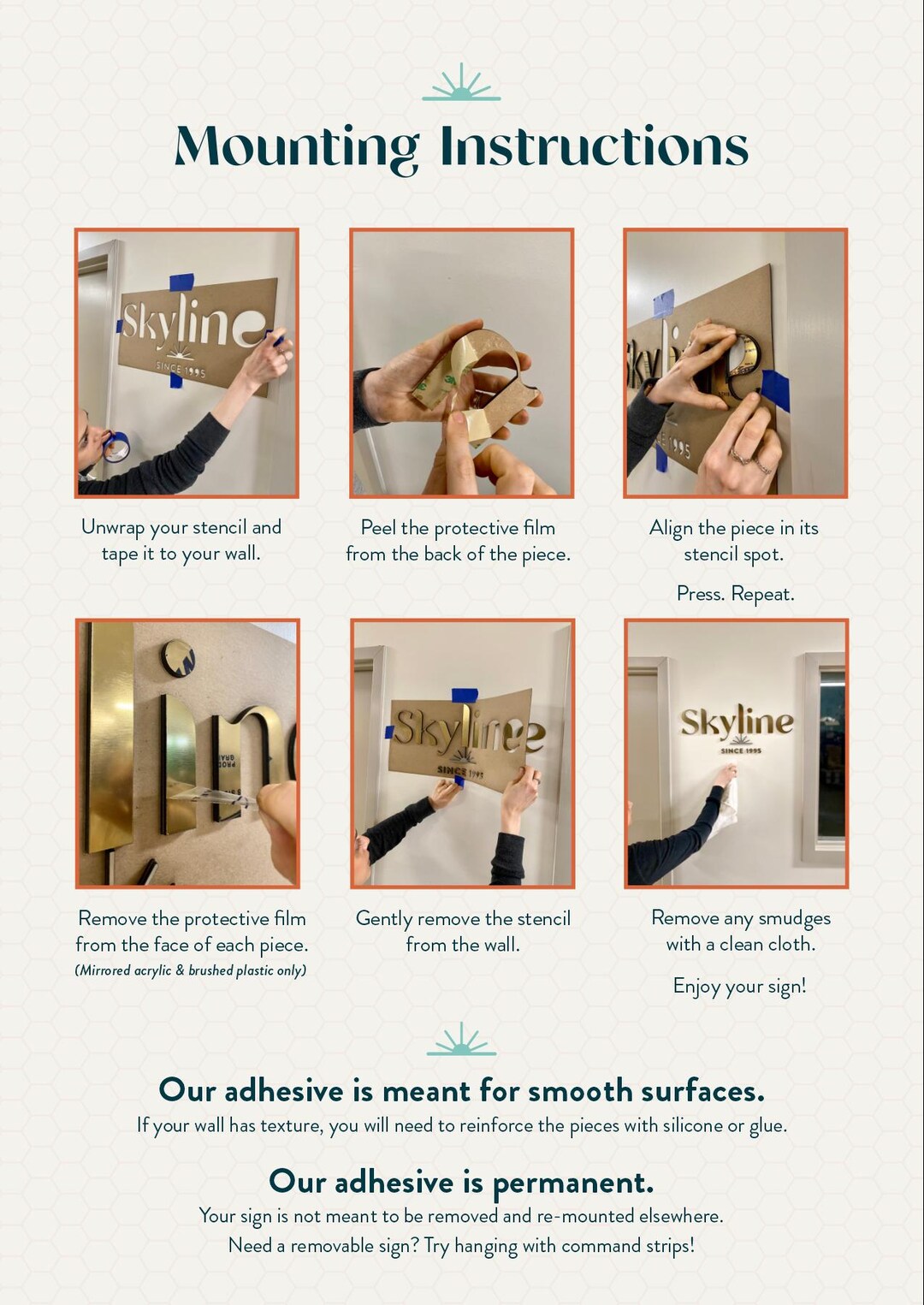 Template/stencil for Repeat Customers - Etsy