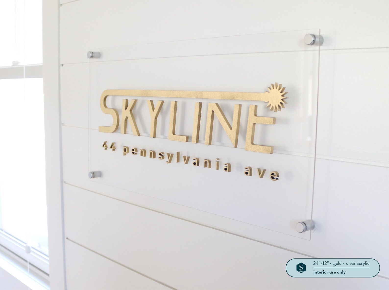 Custom Laser Cut 3D Layered Logo Sign on Clear Acrylic With | Etsy Canada