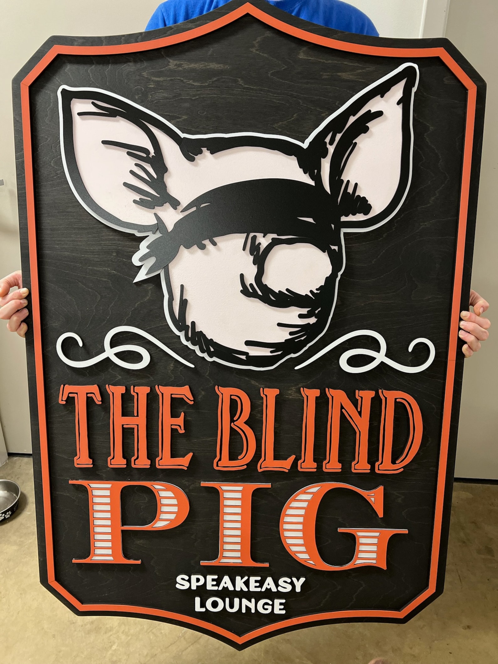 Custom Shape Sign Laser Cut Logo Sign With Raised 3D Design - Etsy