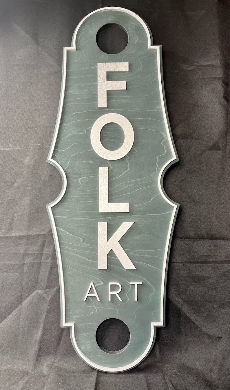 Custom Shape Sign Laser Cut Logo Sign With Raised 3D Design - Etsy