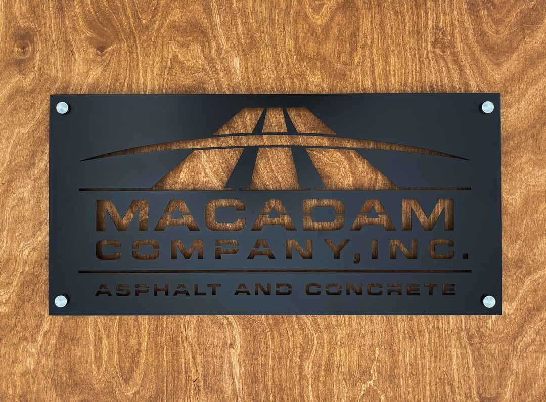 Custom Metal Sign, Custom Business Sign Metal, Steel Logo Sign, Outdoor ...